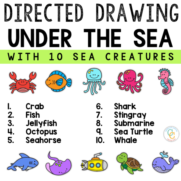 1st Grade Under the Sea Directed Drawing and Writing - Teaching Ideas ...