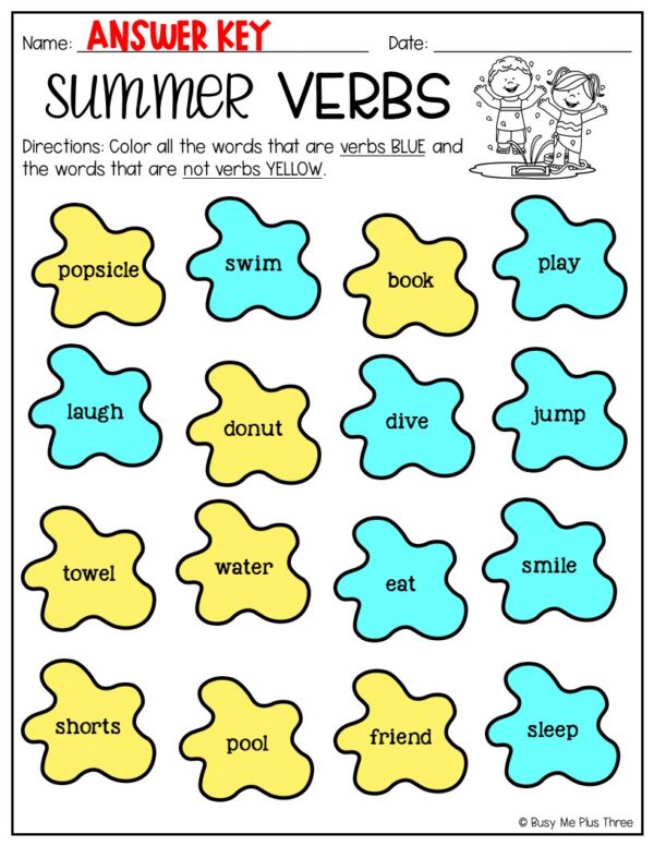 1st Grade Summer ELA Review No Prep Printables - Teaching Ideas Made Easy