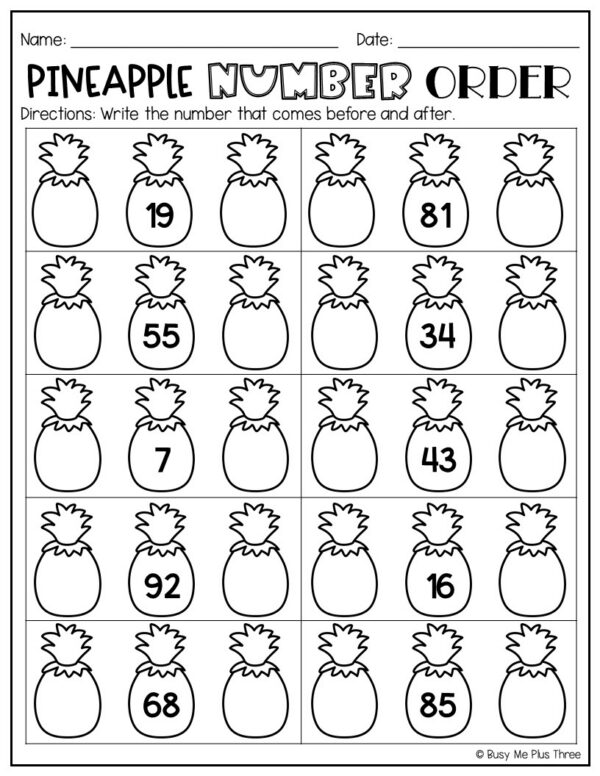 1st Grade End of Year Math Review No Prep Packet - Teaching Ideas Made Easy