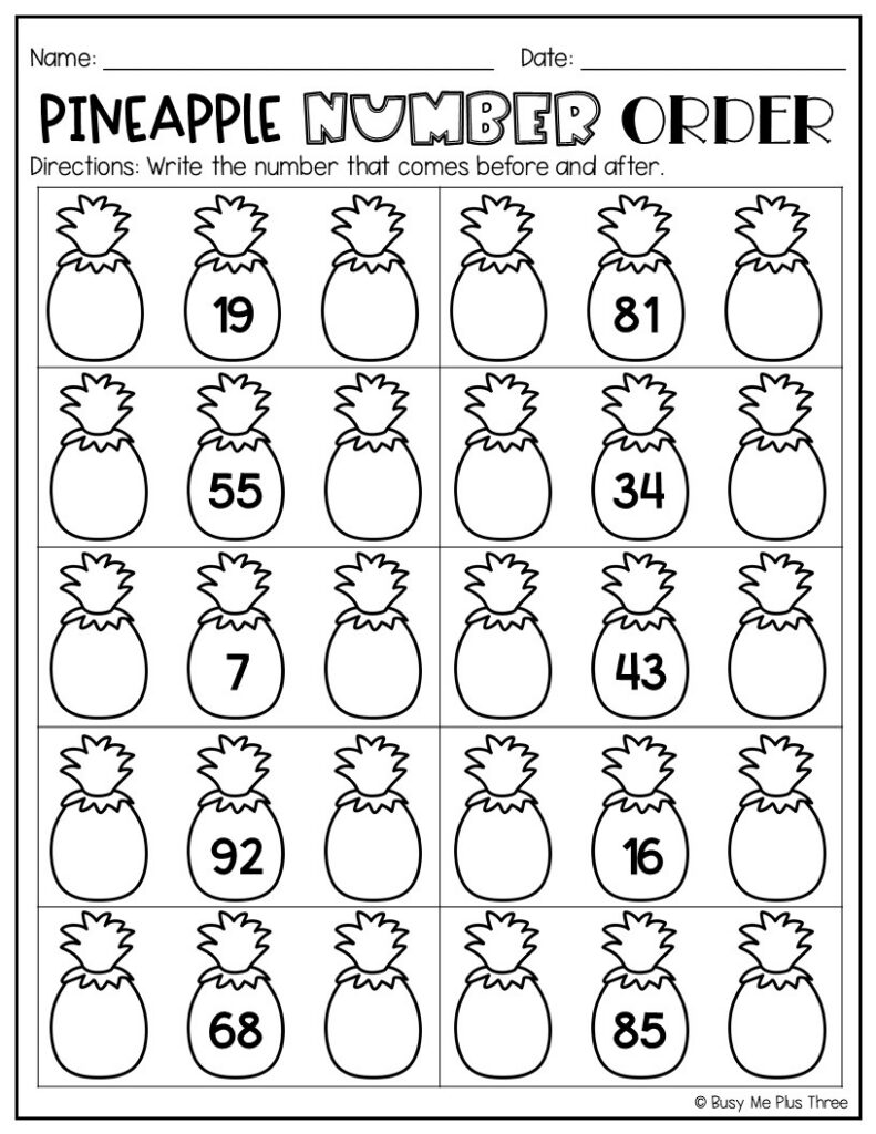 1st Grade End of Year Math Review No Prep Packet - Teaching Ideas Made Easy