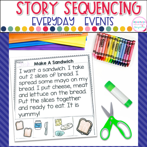 Sequencing Stories With Pictures Kindergarten Literacy Center ...