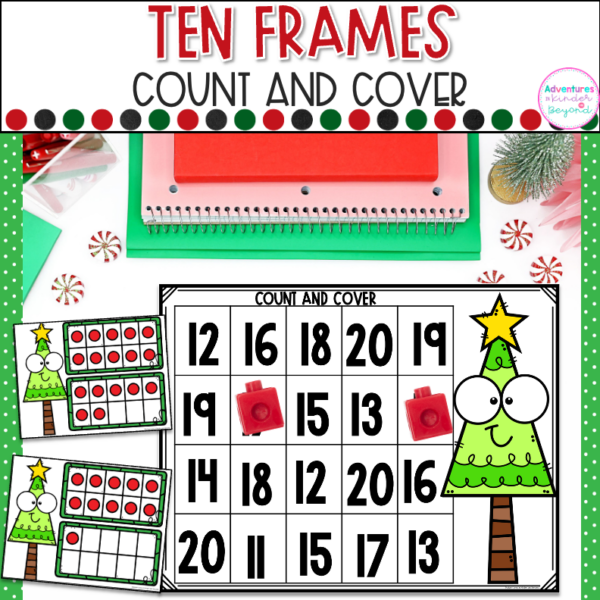 Christmas Ten Frame Counting | Numbers 11-20 Math Center - Teaching ...