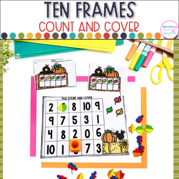 Fall Ten Frame Cards | Counting & Number Sense Activities - Teaching ...
