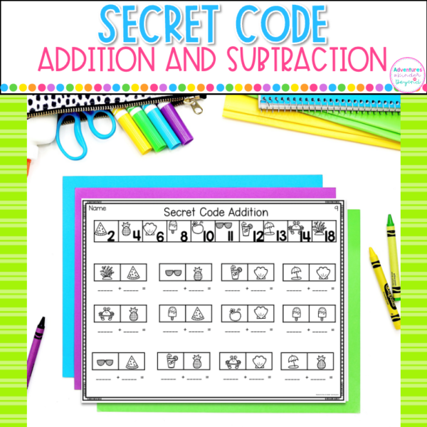 Addition Within 20 Worksheets for Summer Math - Teaching Ideas Made Easy