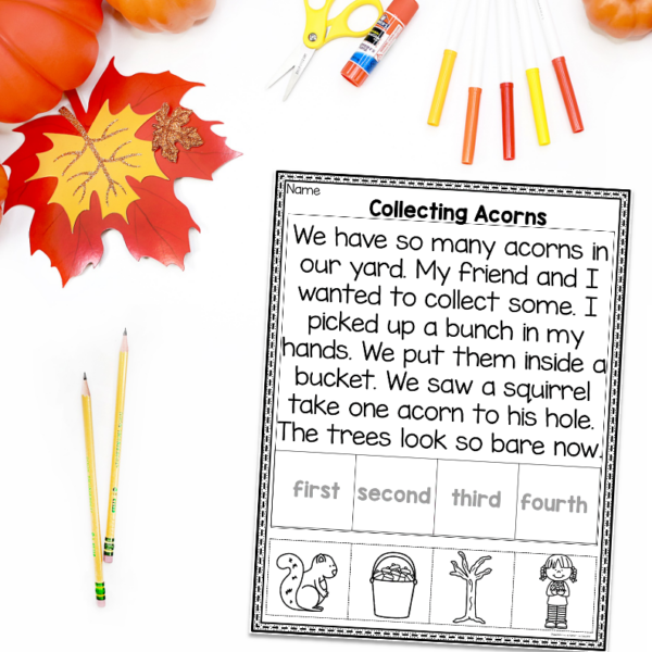 Fall Sequencing Stories with Pictures | Autumn Sequence of Events ...