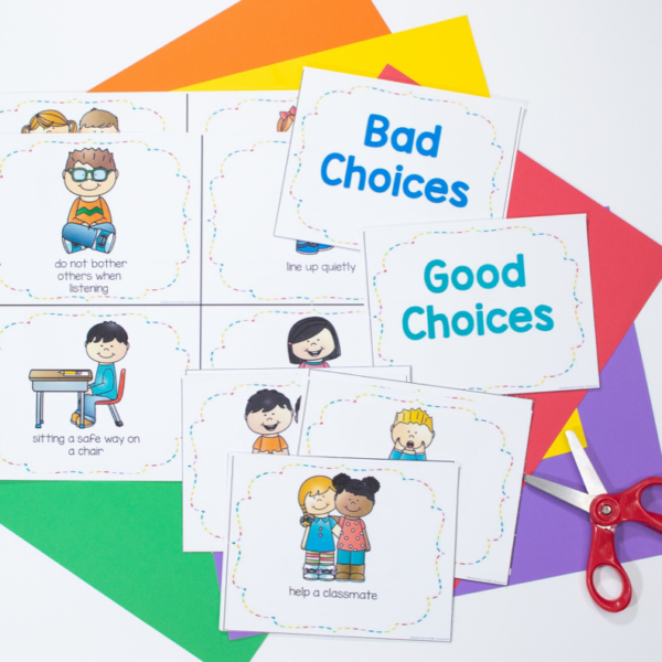 Making Good Choices Kindergarten Activity | Social Skills & Behavior ...