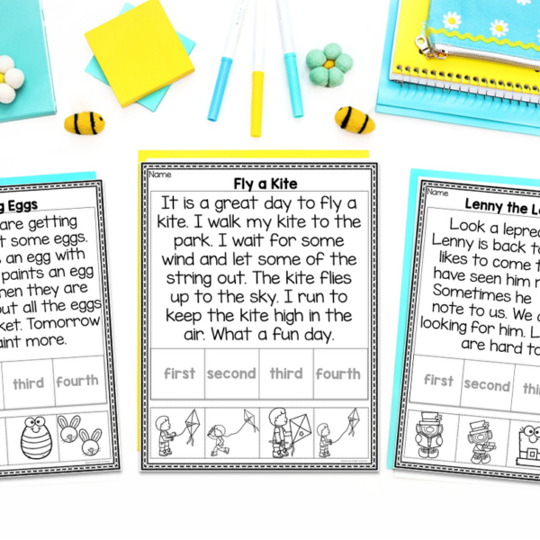Spring Sequencing Worksheets | Short Story Morning Work - Teaching ...