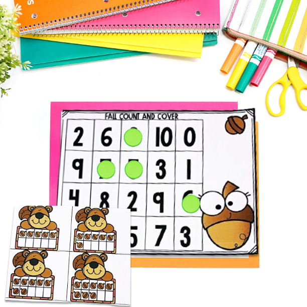 Fall Ten Frame Cards | Counting & Number Sense Activities - Teaching ...