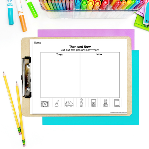 Long Ago and Today Sort | Then and Now Activities - Teaching Ideas Made ...