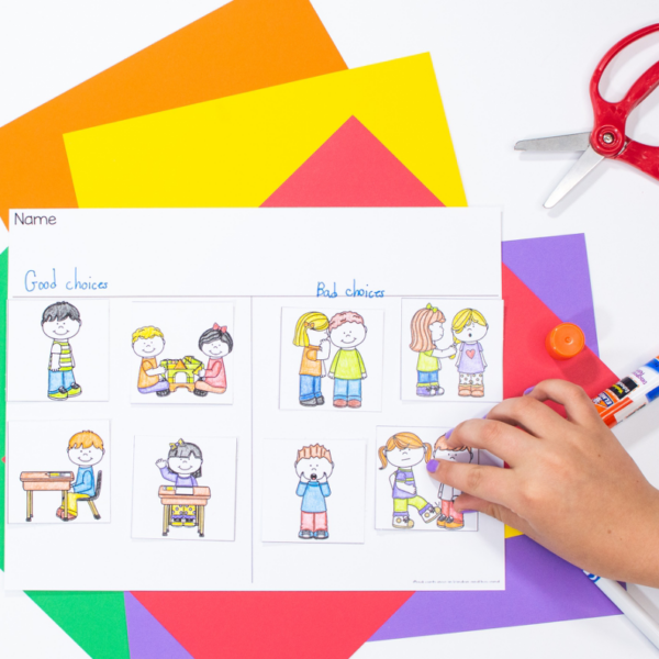 Making Good Choices Kindergarten Activity | Social Skills & Behavior ...