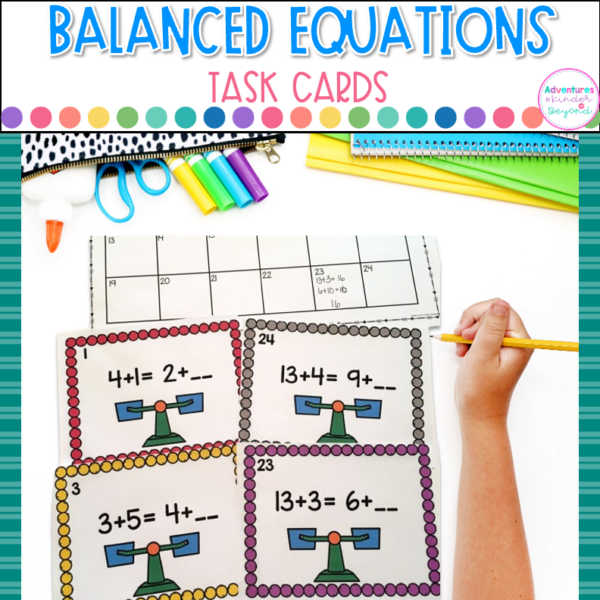 Balancing Equations Scoot Game | Equal Equations Math Activity ...