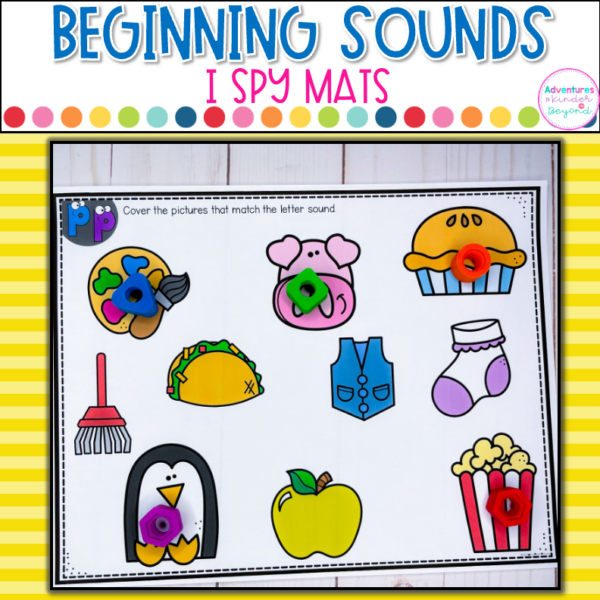 Beginning Sounds Worksheets | I Spy Phonics Activities - Teaching Ideas ...